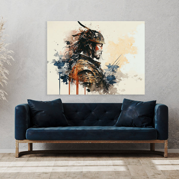 Samurai Art Samurai 38 Canvas Wall Art Print Decor Artwork Picture ...