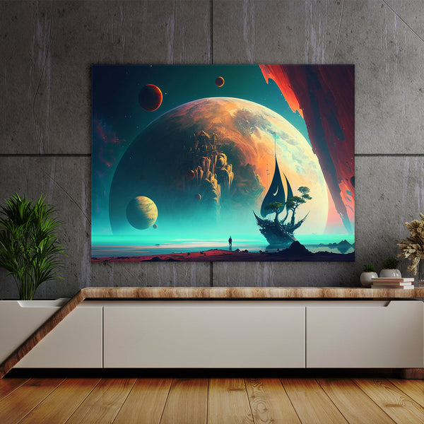 Universe Whimsical Playful 43 Canvas Wall Art Print Decor Artwork ...