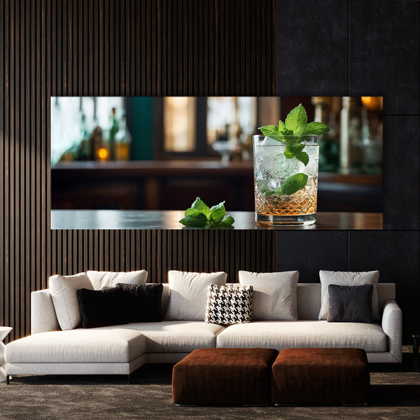 Alcohol Minted Highball 81 Canvas Wall Art Print Decor Artwork Picture ...