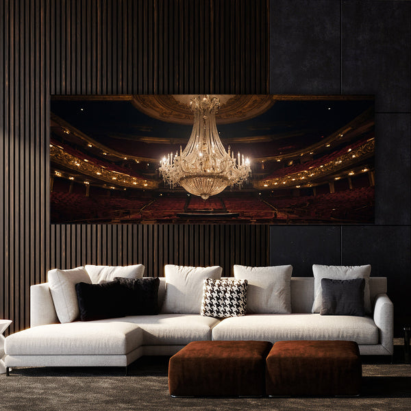 Chandelier Opera Glow 78 Canvas Wall Art Print Decor Artwork Picture ...