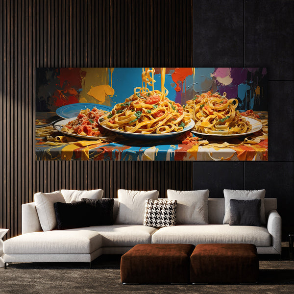 Pasta Comic Feast 89 Canvas Wall Art Print Decor Artwork Picture ...