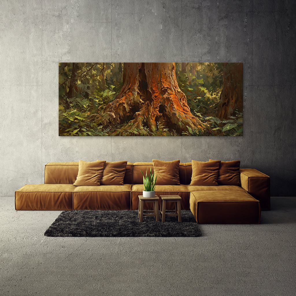 Redwood Tree Redwoods Embrace 17 Canvas Wall Art Print Decor Artwork ...