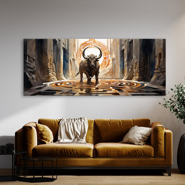 Minotaur Mazes Guardian Entrance 36 Canvas Wall Art Print Decor Artwork ...