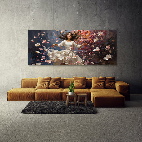 Spring Petal Whirlwind 53 Canvas Wall Art Print Decor Artwork Picture ...