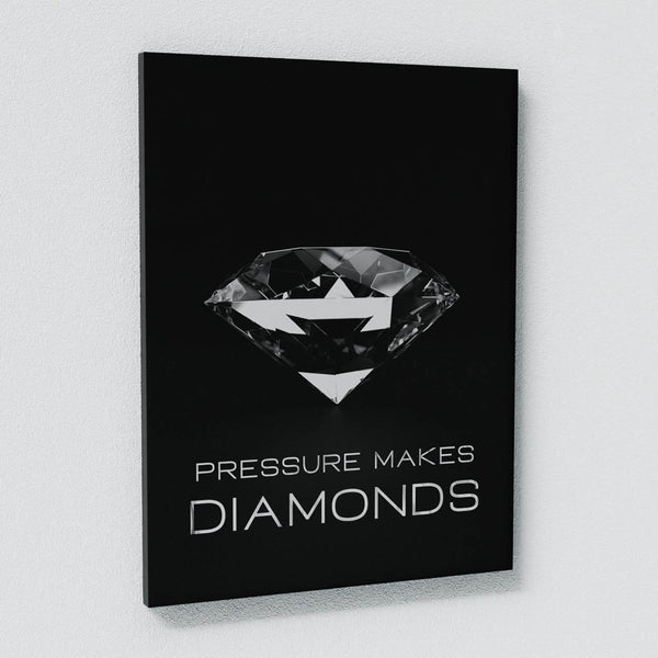 Pressure Makes Diamond Canvas Wall Art Print Decor Artwork Picture ...