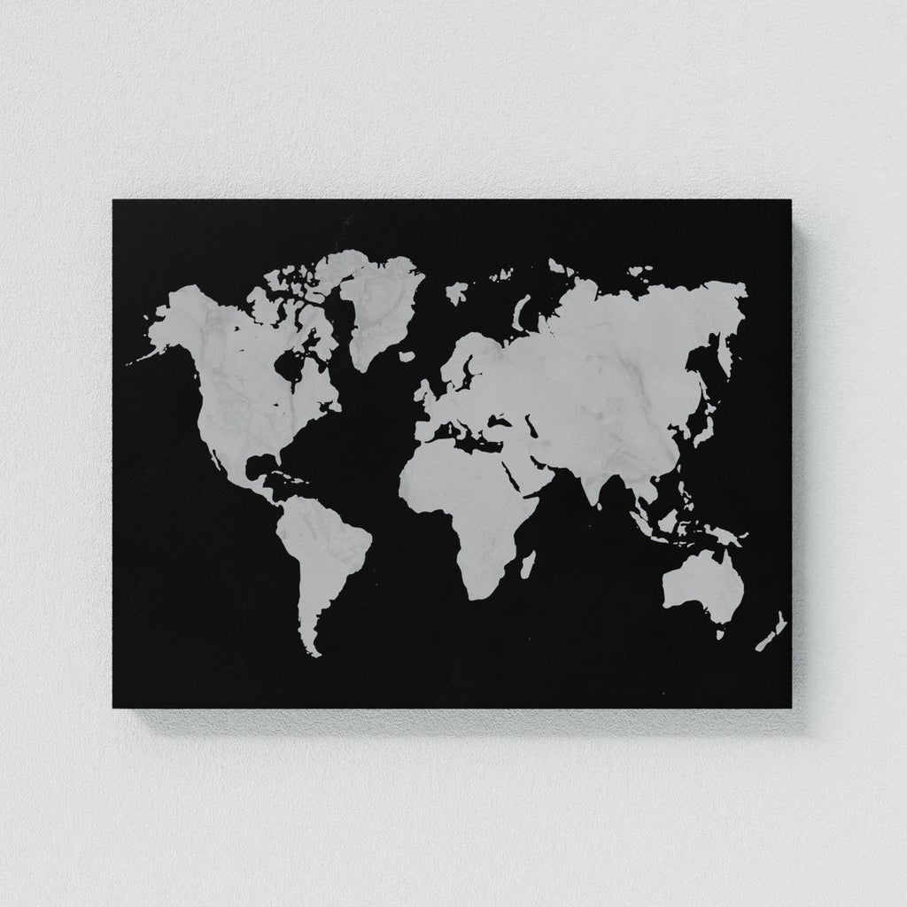 World Map Canvas Wall Art Print Decor Artwork Picture Painting Poster ...