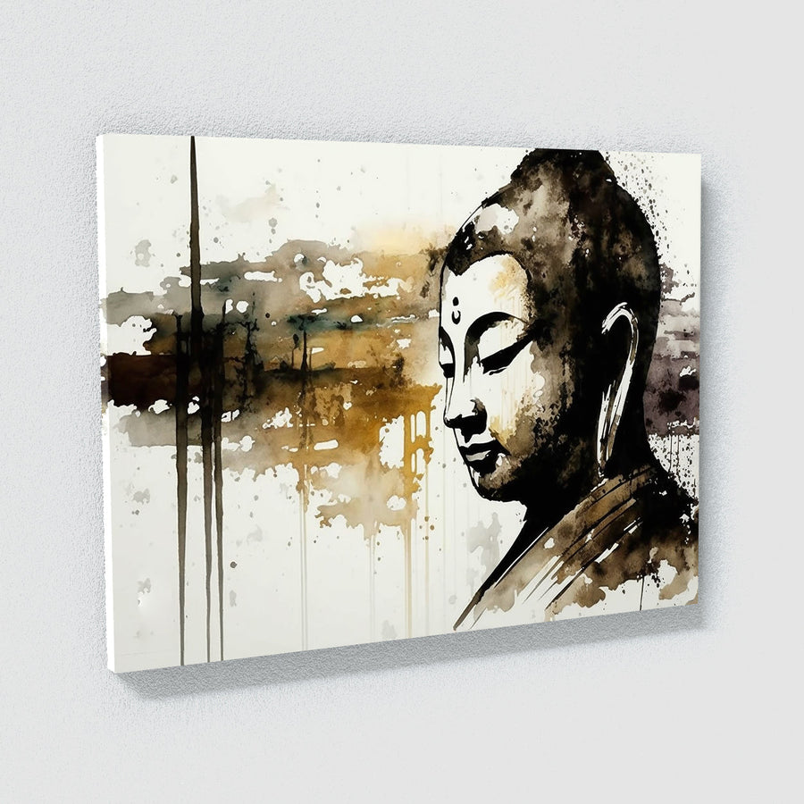 Buddha Art Contemporary Buddha 4 Canvas Wall Art Print Decor Artwork ...