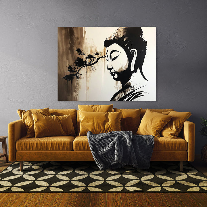 Buddha Art Contemporary Buddha 4 Canvas Wall Art Print Decor Artwork ...