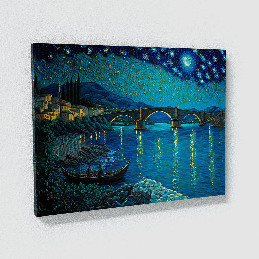 Pop Art Starry Night 111 Canvas Wall Art Print Decor Artwork Picture ...