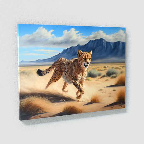 Cheetah Realistic Scene 12 Canvas Wall Art Print Decor Artwork Picture ...