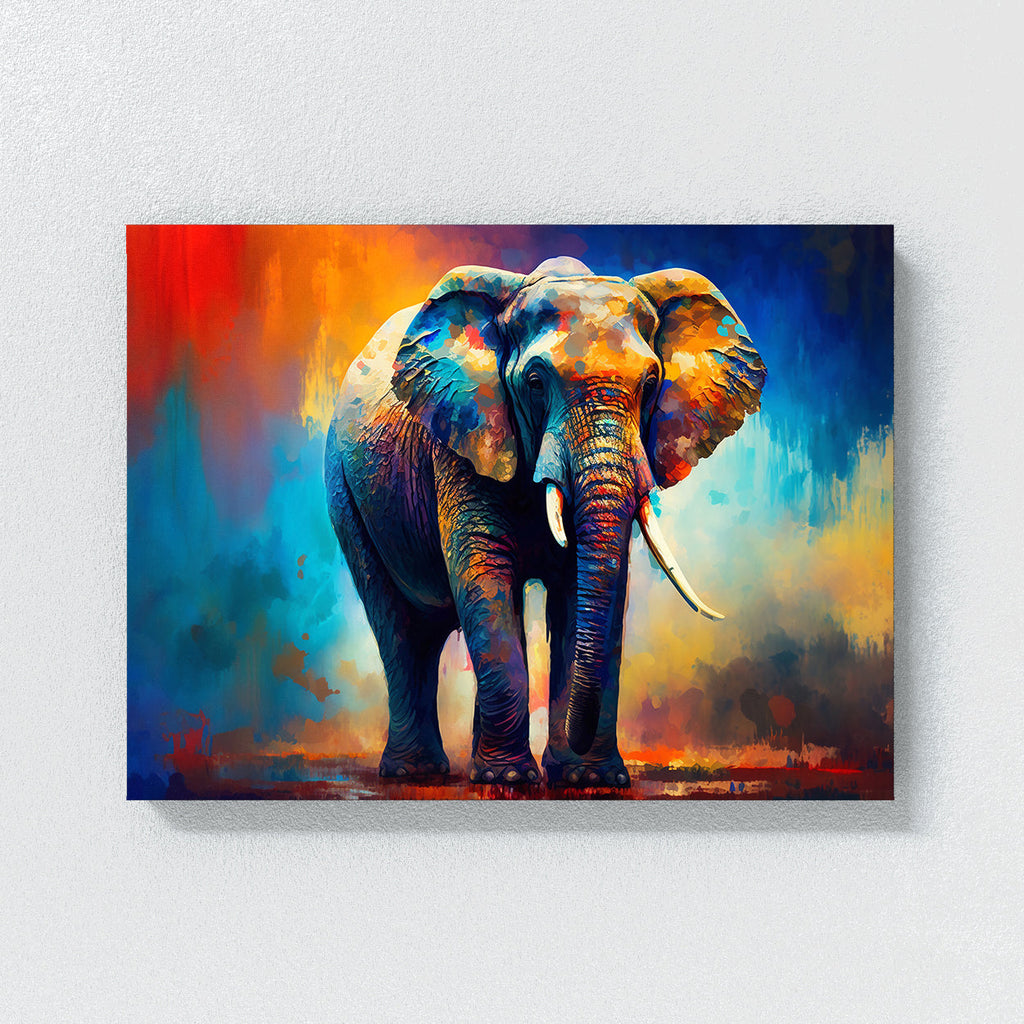 Elephant Scene 11 Canvas Wall Art Print Decor Artwork Picture Painting ...