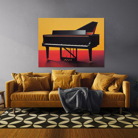 Piano 2 Canvas Wall Art Print Decor Artwork Picture Painting Poster ...