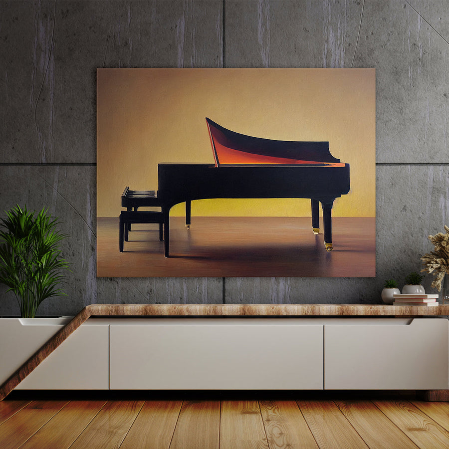 Piano 2 Canvas Wall Art Print Decor Artwork Picture Painting Poster ...