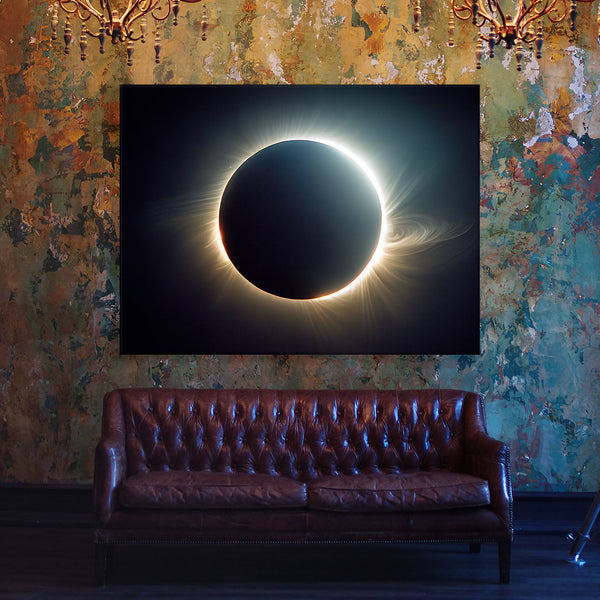 Solar Eclipse 11 Canvas Wall Art Print Decor Artwork Picture Painting ...