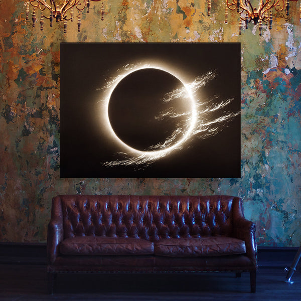 Solar Eclipse 4 Canvas Wall Art Print Decor Artwork Picture Painting ...