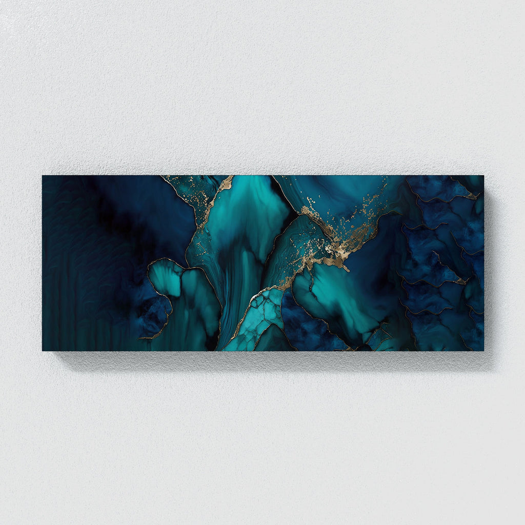 Marble Modern Luxury Azure 82 Canvas Wall Art Print Decor Artwork ...
