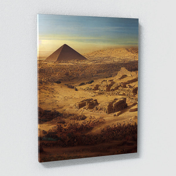 Egypt Pyramid 2 Canvas Wall Art Print Decor Artwork Picture Painting ...