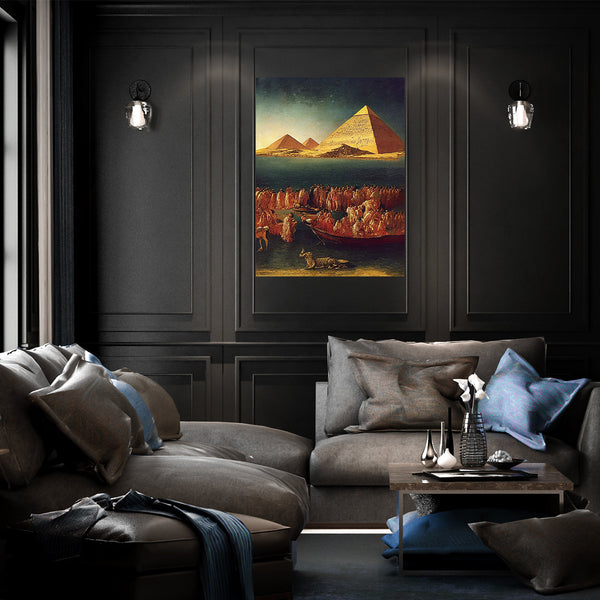 Egypt Pyramid 5 Canvas Wall Art Print Decor Artwork Picture Painting ...