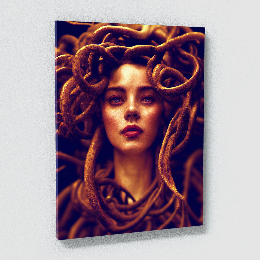 Medusa Greek Mythology 10 Canvas Art - – Sense Canvas