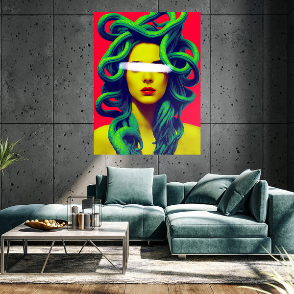 Medusa Greek Mythology 14 Canvas Wall Art Print Decor Artwork Picture ...