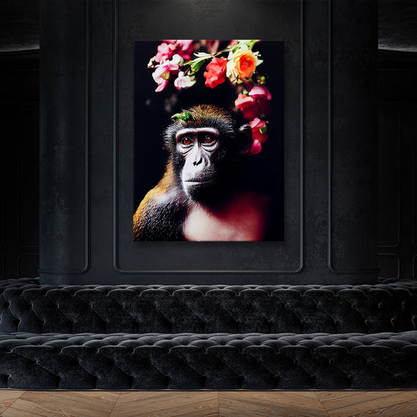 Monkey 10 Canvas Wall Art Print Decor Artwork Picture Painting Poster ...