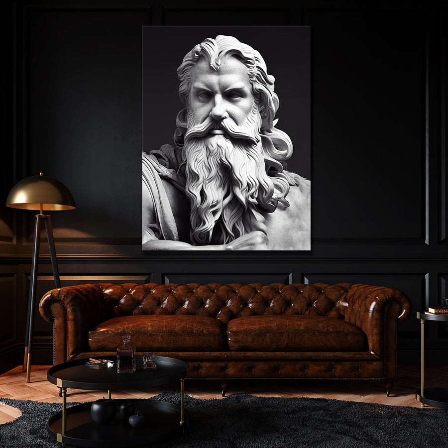 Zeus Greek Mythology 7 Canvas Wall Art Print Decor Artwork Picture ...
