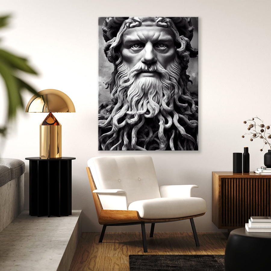 Zeus Greek Mythology 7 Canvas Wall Art Print Decor Artwork Picture ...