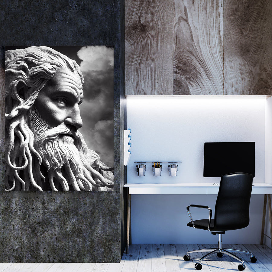 Zeus Greek Mythology 7 Canvas Wall Art Print Decor Artwork Picture ...