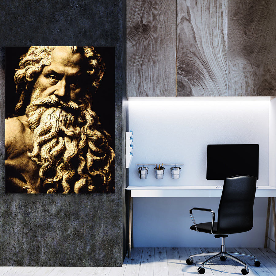 Zeus Greek Mythology 7 Canvas Wall Art Print Decor Artwork Picture ...