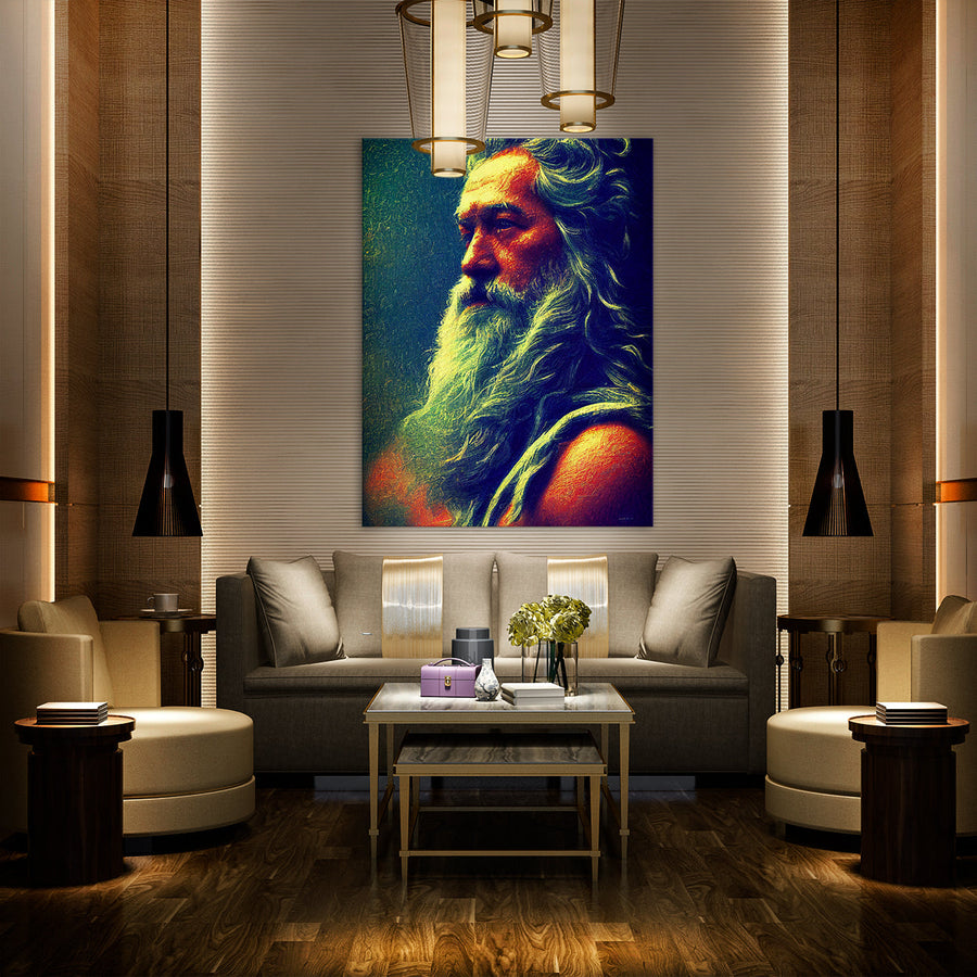 Zeus Greek Mythology 7 Canvas Wall Art Print Decor Artwork Picture ...
