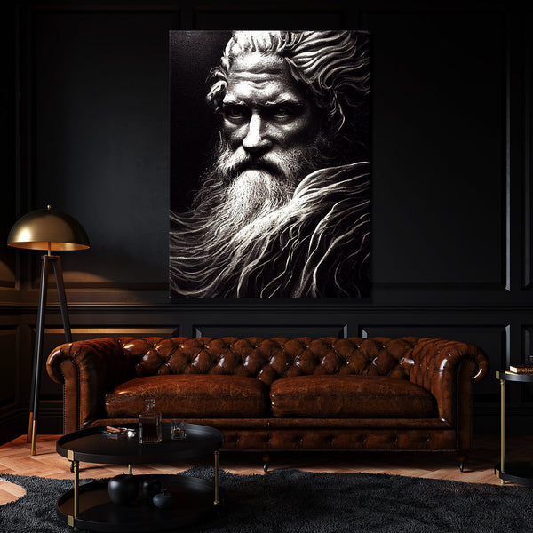 Zeus Greek Mythology 7 Canvas Wall Art Print Decor Artwork Picture ...