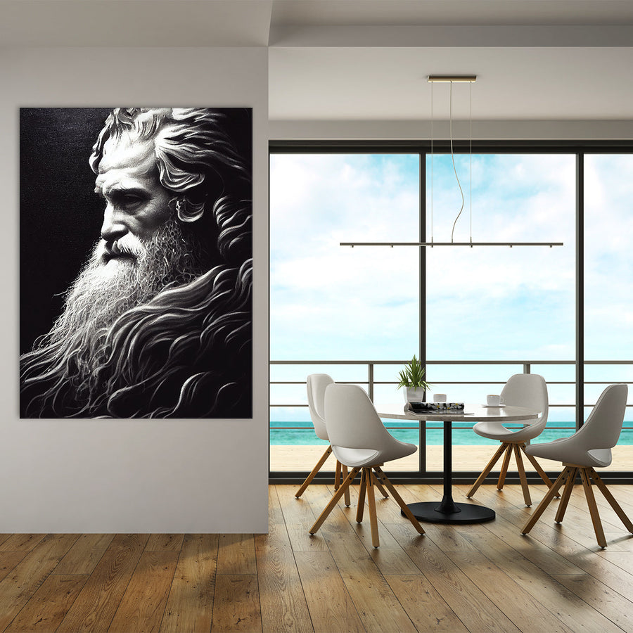 Zeus Greek Mythology 7 Canvas Wall Art Print Decor Artwork Picture ...